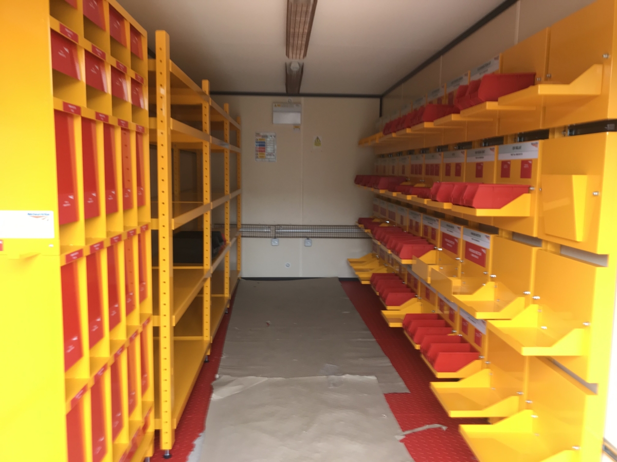 Custom shelving system | Beckwith Engineering