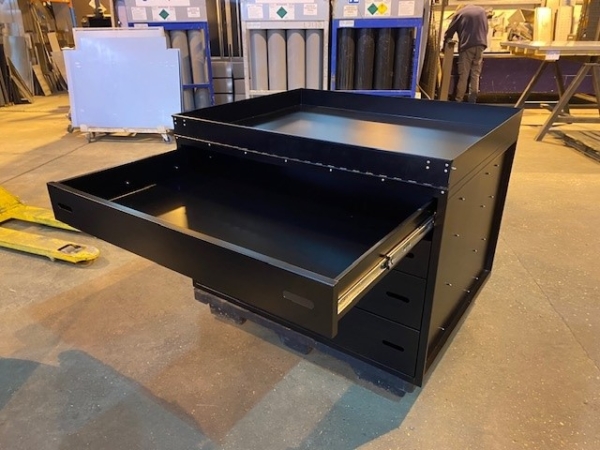 A range of bespoke drawer units | Beckwith Engineering